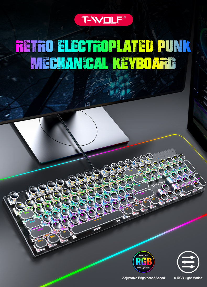 Phím cơ T-WOLF T75 » Vi Tính Thành Tín